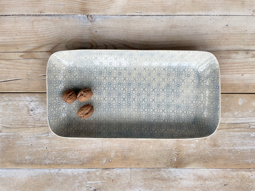 Wonki Ware Large Tray Patterned - Duck Egg – Wonki Ware UK