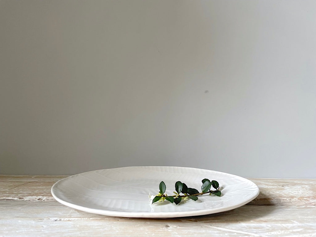 Dinner Plate - Herringbone White – Wonki Ware UK