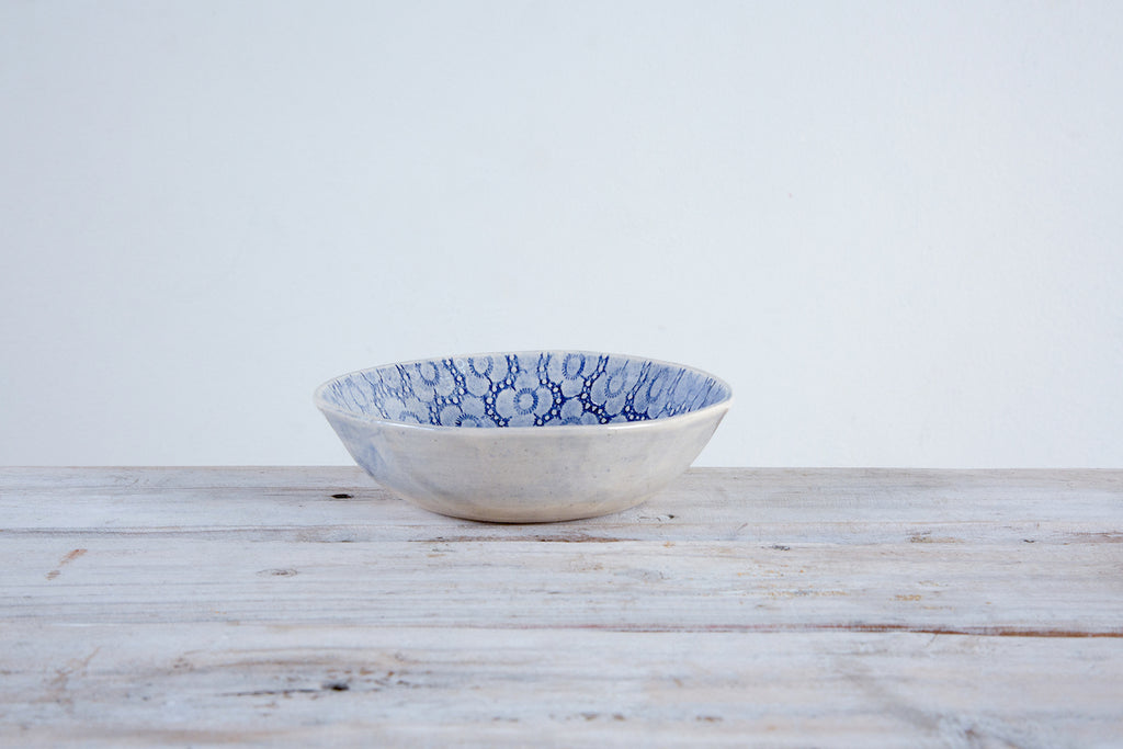 16-Piece Dinner Set - Blue Patterned | Wonki Ware UK