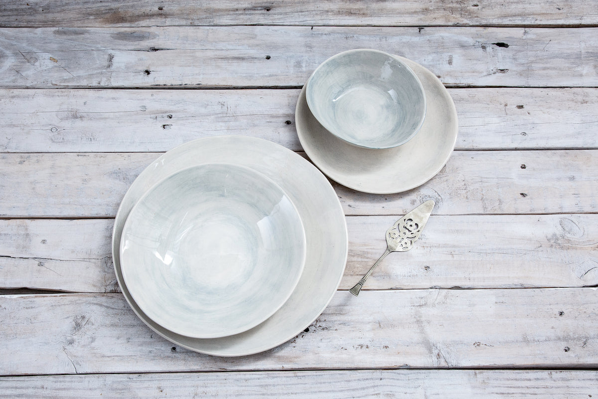 Wonki Ware 16 Piece Dinner Service - Duck Egg Wash – Wonki Ware UK